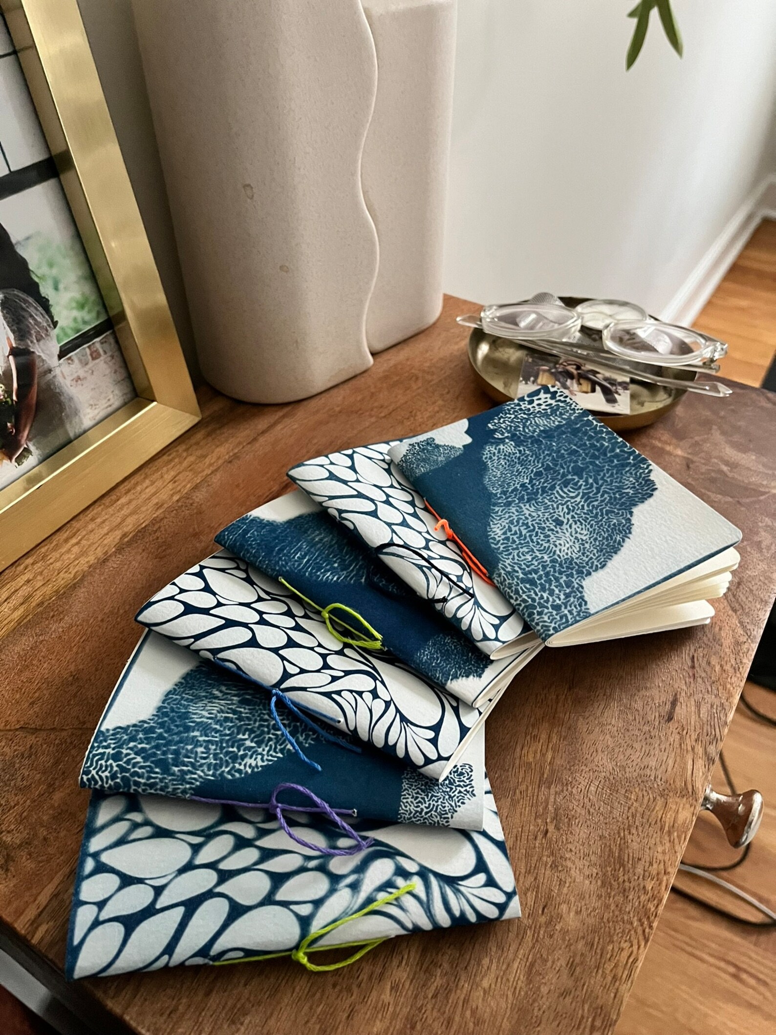 Handmade Cyanotype Art Print Cover Notebooks - Etsy