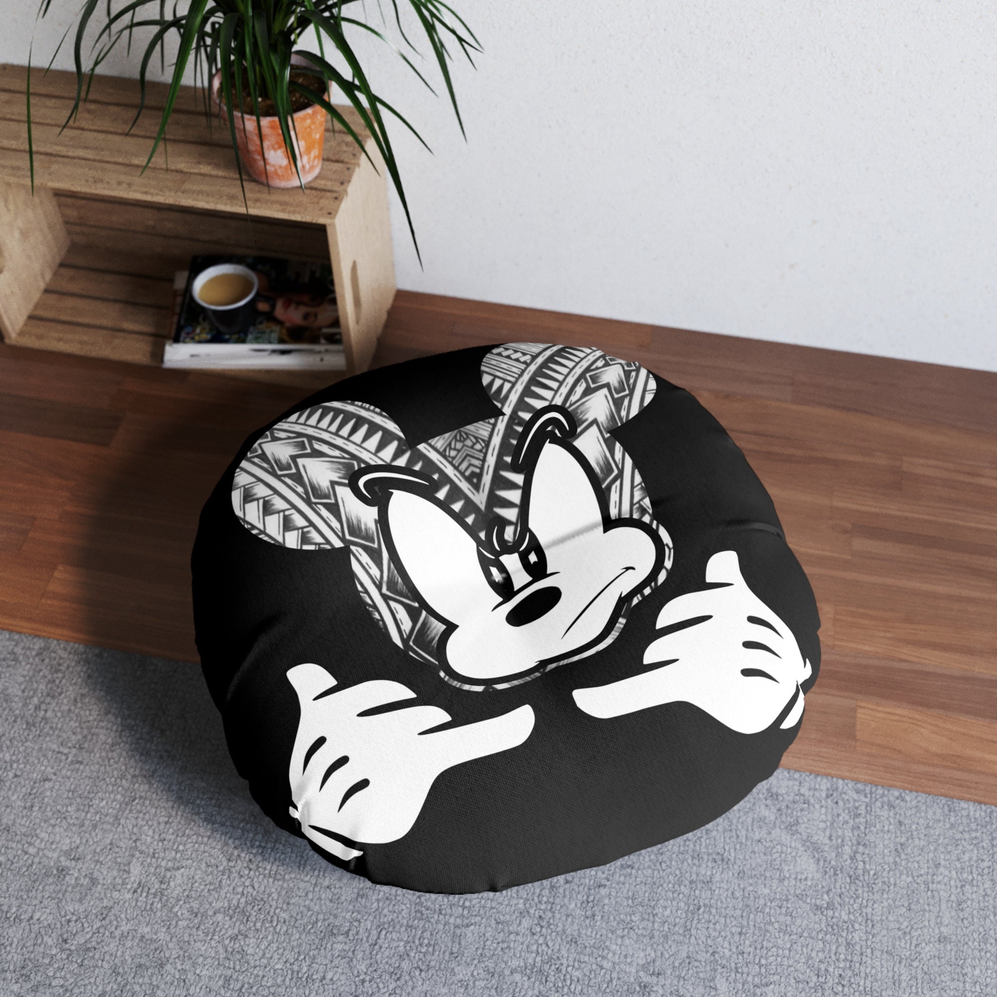 Polynesian Style Mickey Mouse Shaka 1 Pillow With 2-sided - Etsy