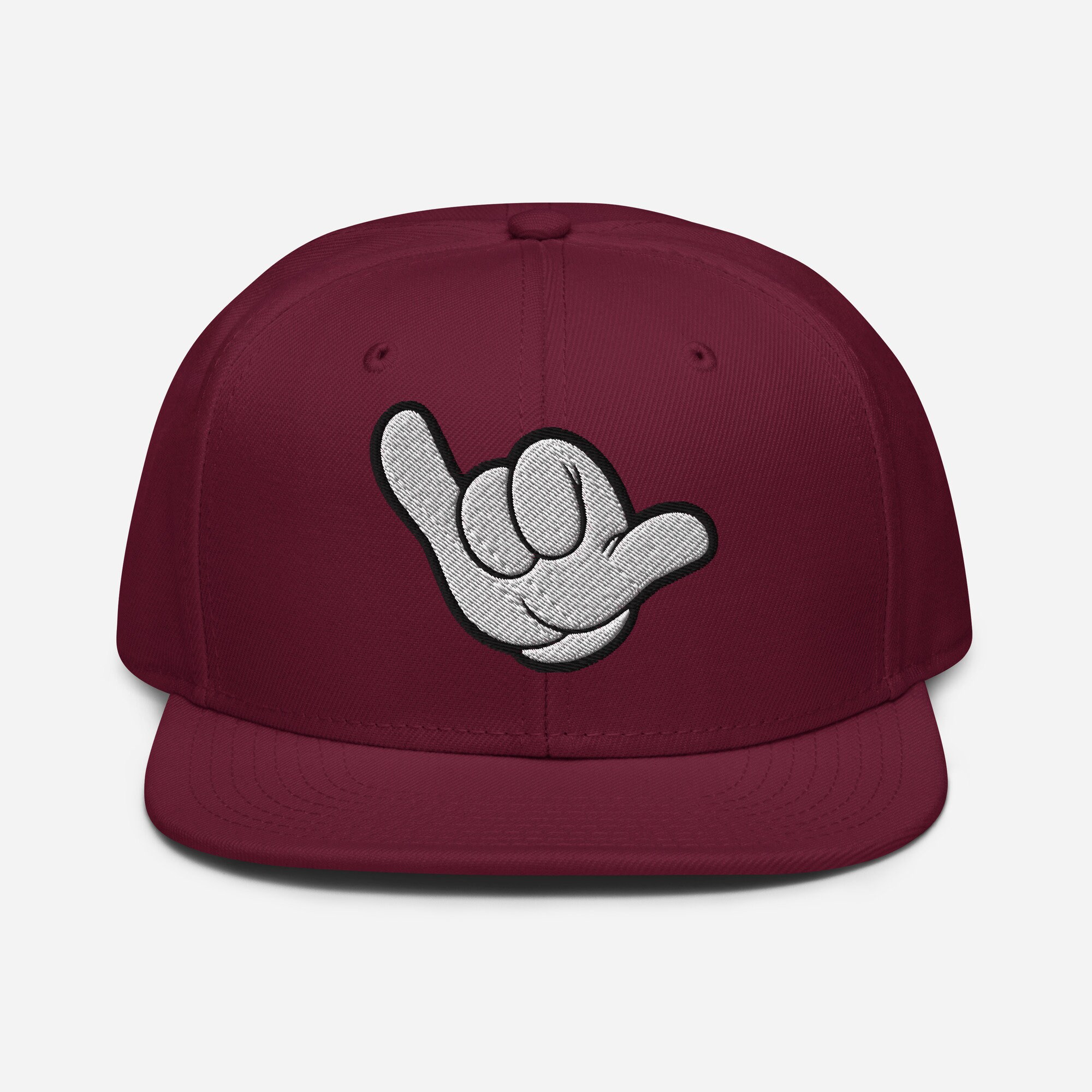 Snapback Mickey Mouse Shaka Hat - Etsy