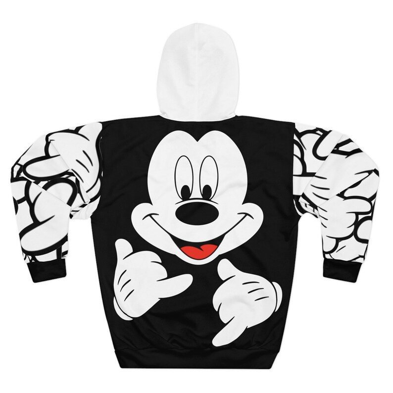 Disneyland Mickey Mouse Shaka Unisex Pullover Hoodie (AOP) - Etsy