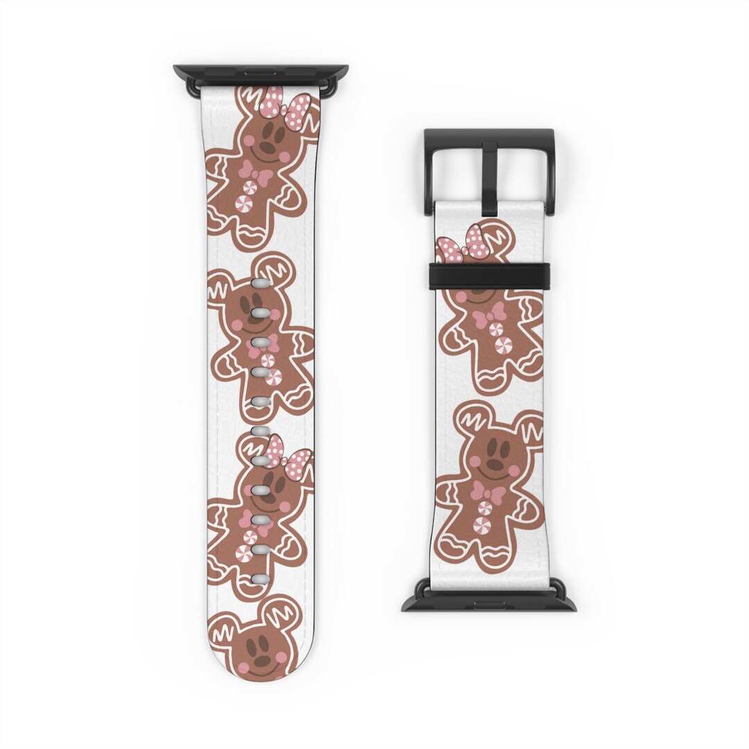 Mickey and Minnie Gingerbread Watch Band - Etsy