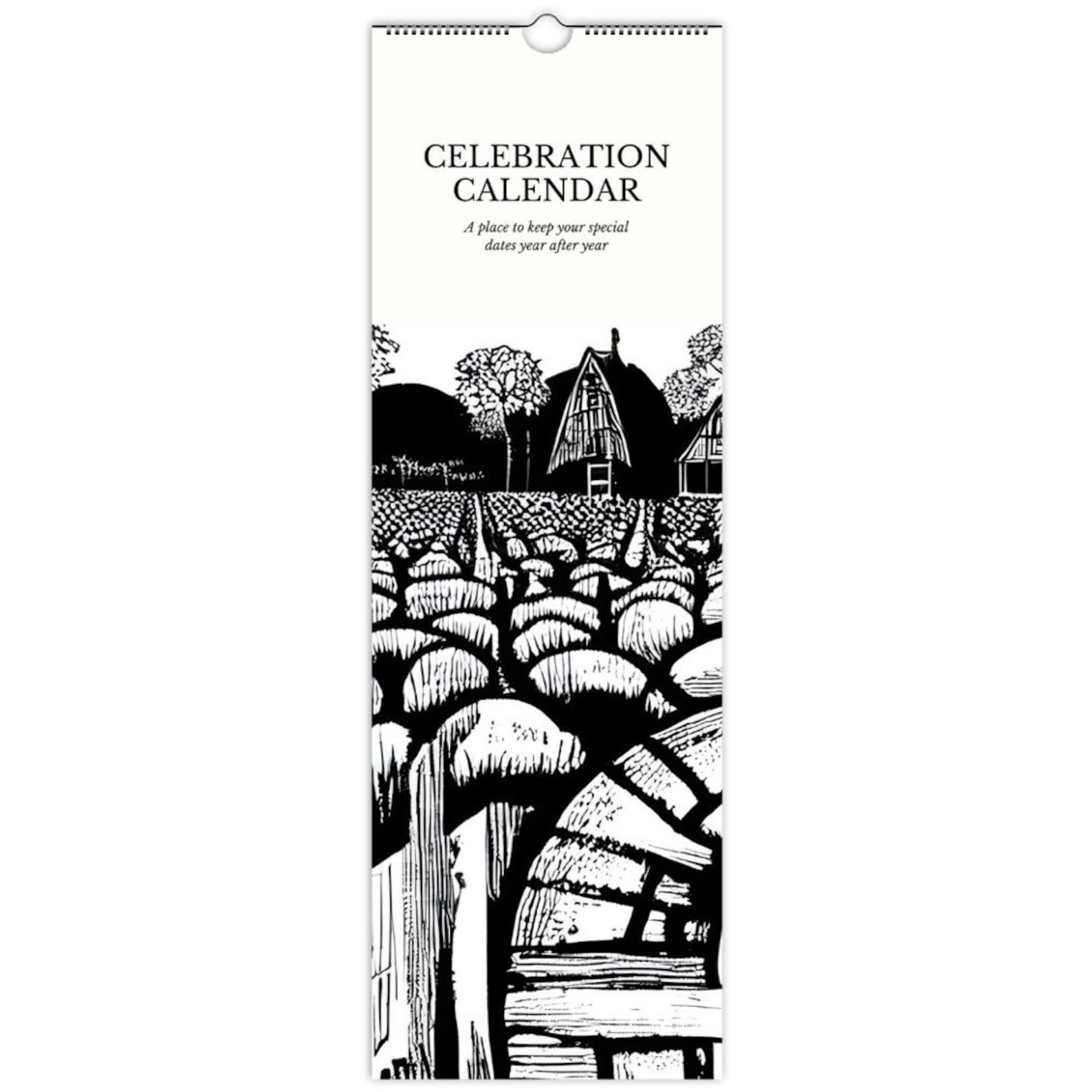 Perpetual Calendar, Birthday Calendar, Celebration Calendar, Wall ...