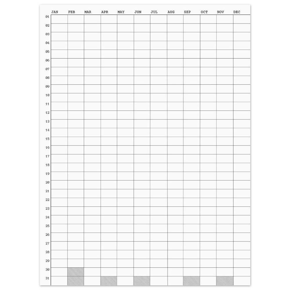 Giant Wall Calendar, 2024 Wall Planner, Year at A Glance, Perpetual ...