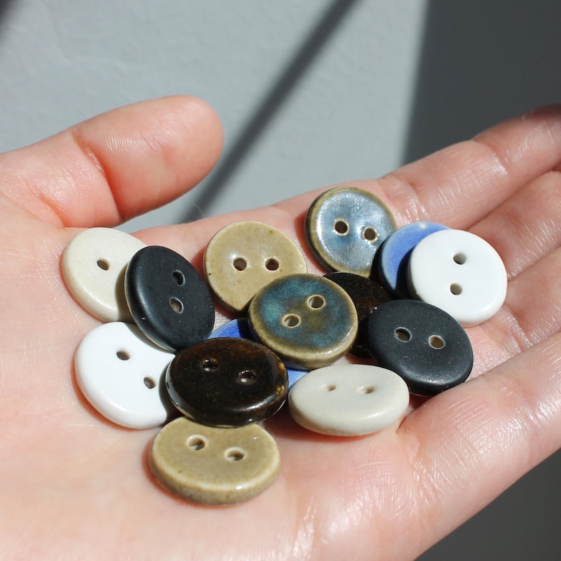 Porcelain Buttons - Etsy