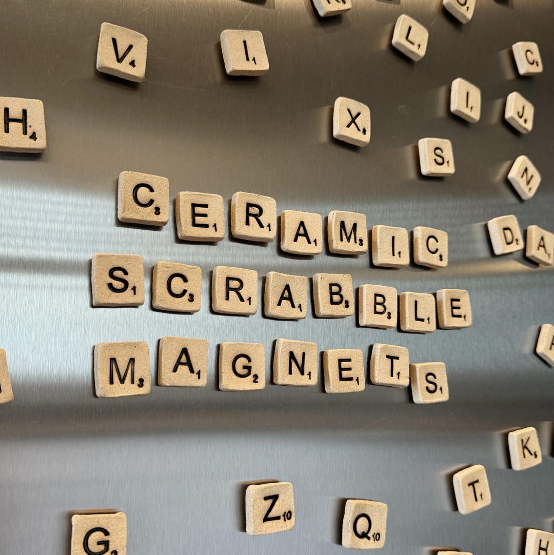 Scrabble Letter, Letter Magnets, Scrabble Magnet, Letter Tiles ...