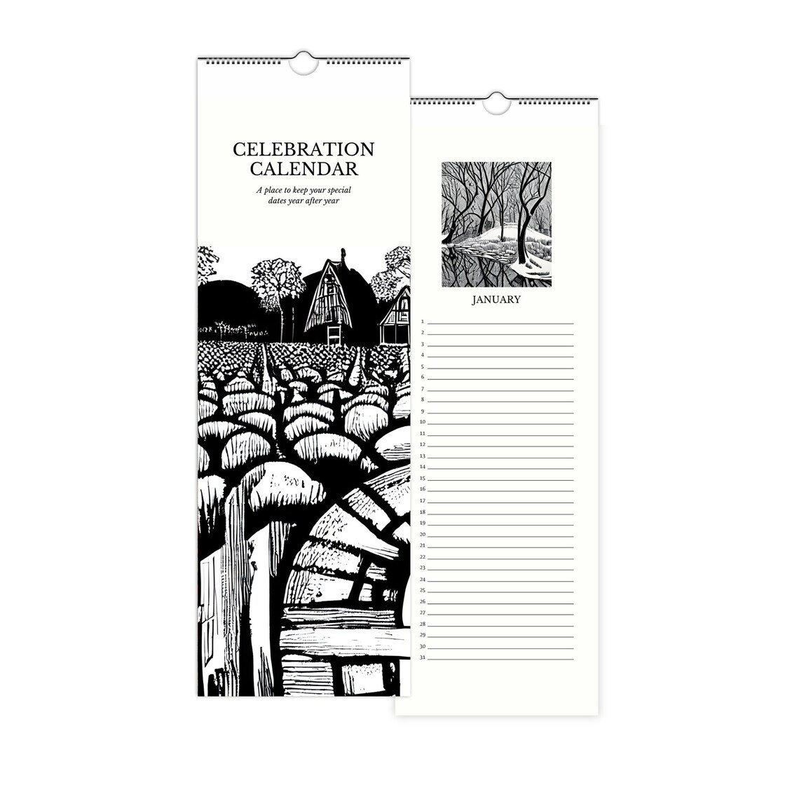 Perpetual Calendar, Birthday Calendar, Celebration Calendar, Wall ...