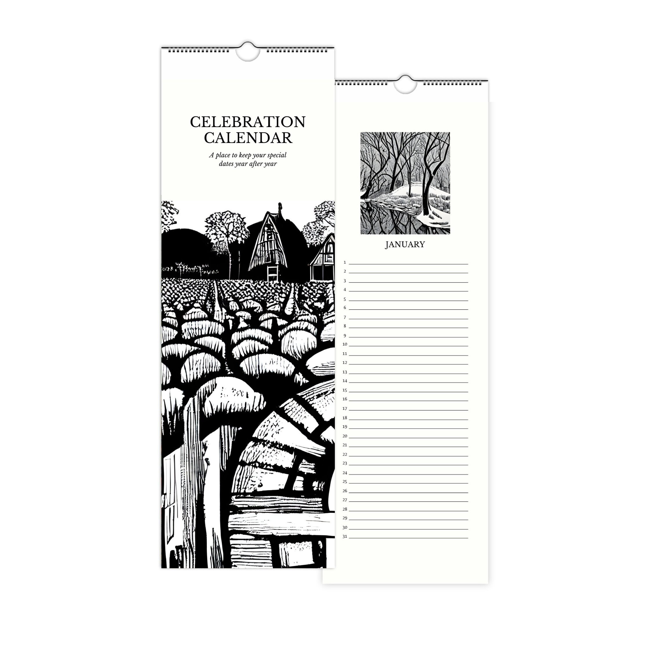 Perpetual Calendar, Birthday Calendar, Celebration Calendar, Wall ...