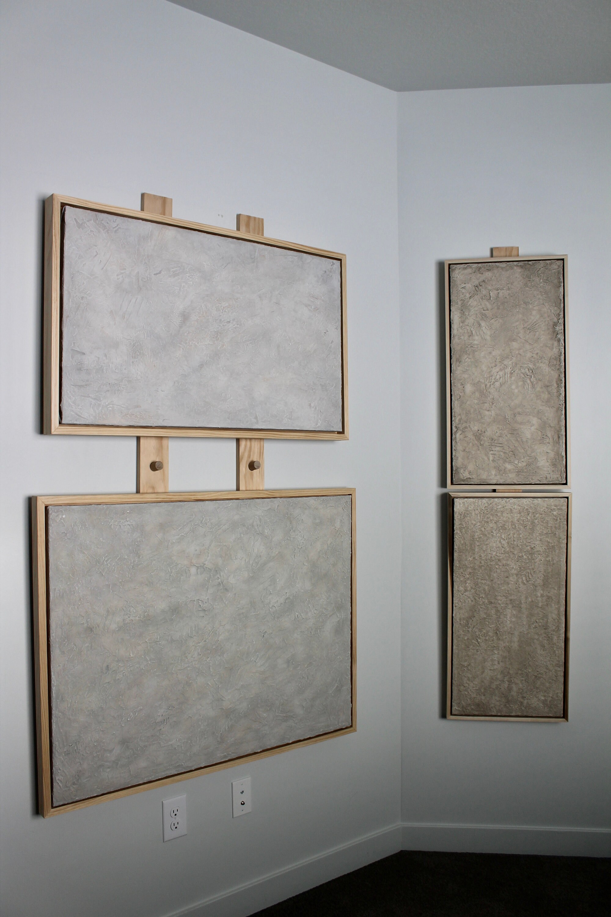 Art Display, Diy, Modern Frame, Easel, Gallery Wall Art, Wooden Wall ...