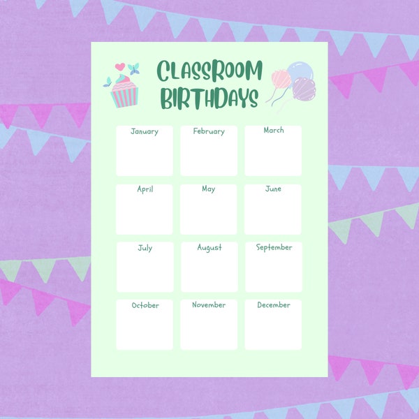 Birthday Month - Etsy