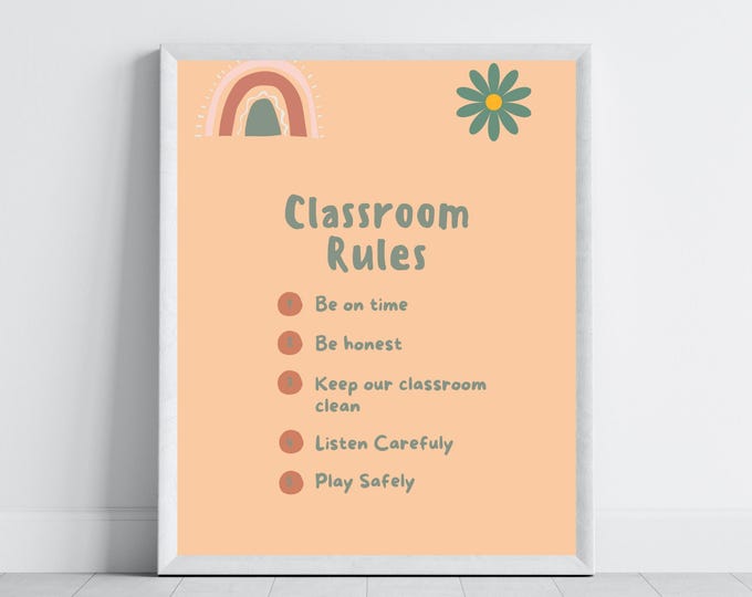 Good Manners, Classroom Rules, Good Kid, Montessori Poster Set, Clipart ...