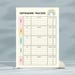 Homework Tracker Printable: Student Assignment Checklist (digital ...