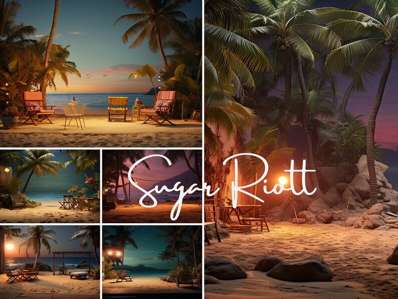 12 Photography Backgrounds Fake Vacation, Pretend Journey, Social Media ...