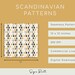 20 Scandinavian Boho Inspired Patterns, Neutral Color, Papers ...