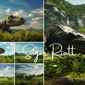 12 Dinosaur Digital Backgrounds for Zoom, Twitch, Teams, Skype ...