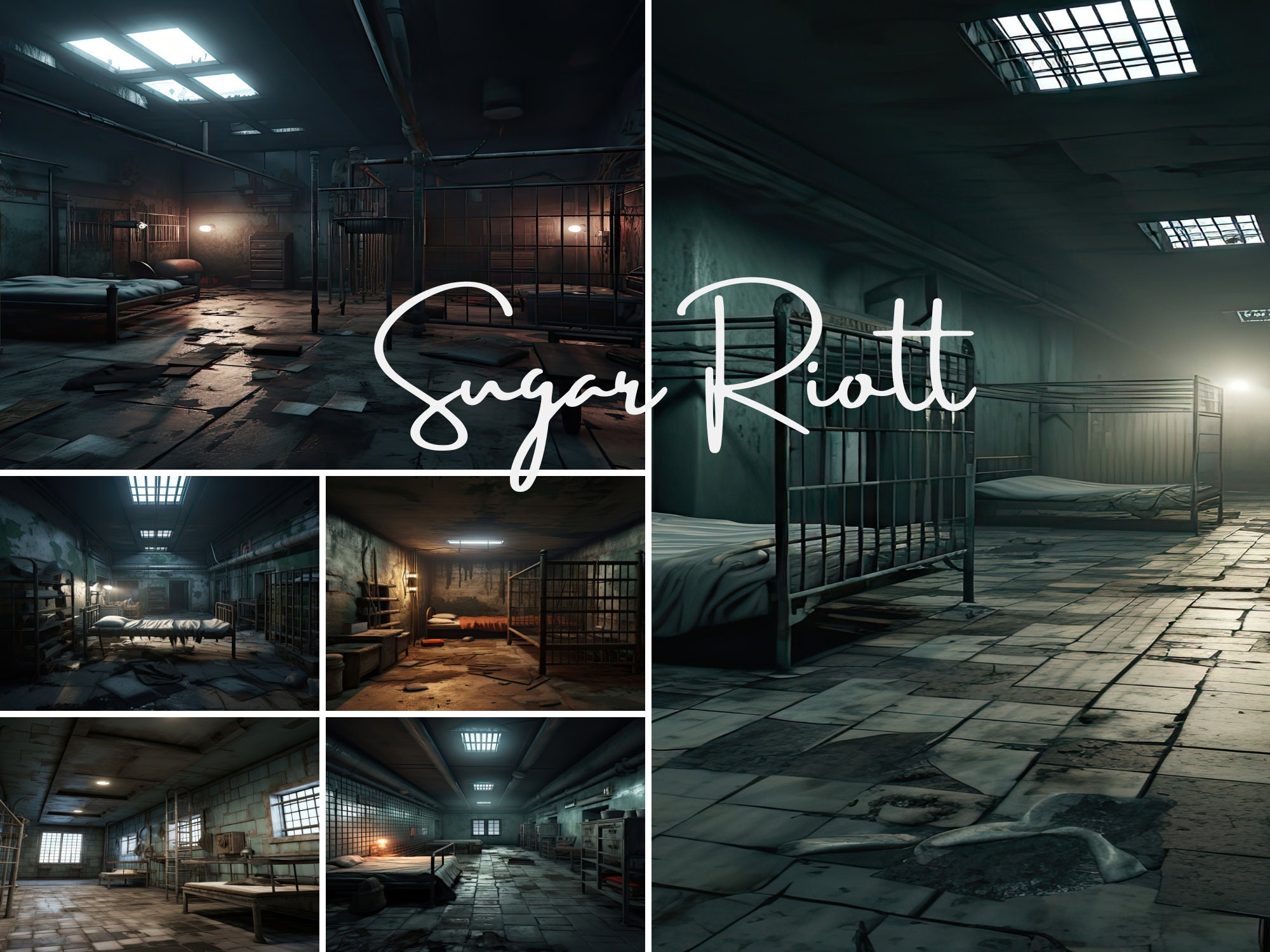 12 Prison Cell Digital Backgrounds for Zoom Team Calls, Stock Photos ...