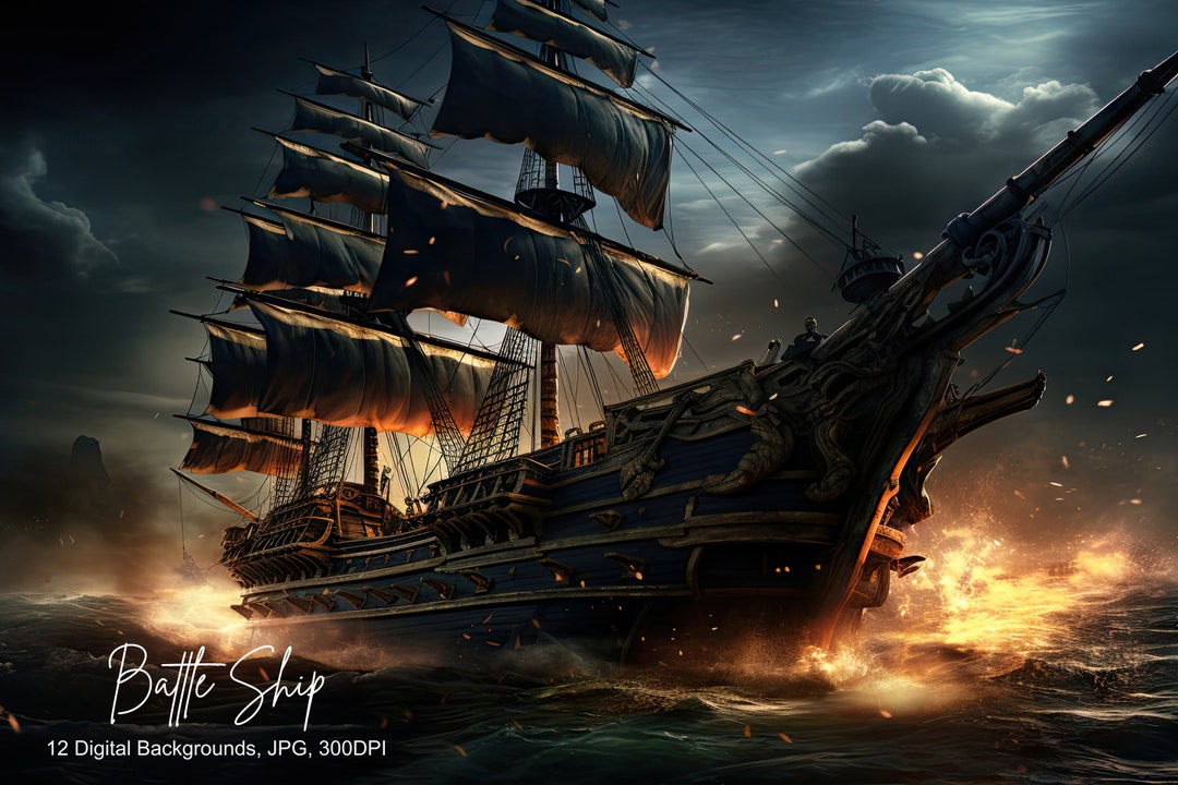 12 Battle Ship Backgrounds, Zoom Calls, Twitch, Streaming, Teams ...