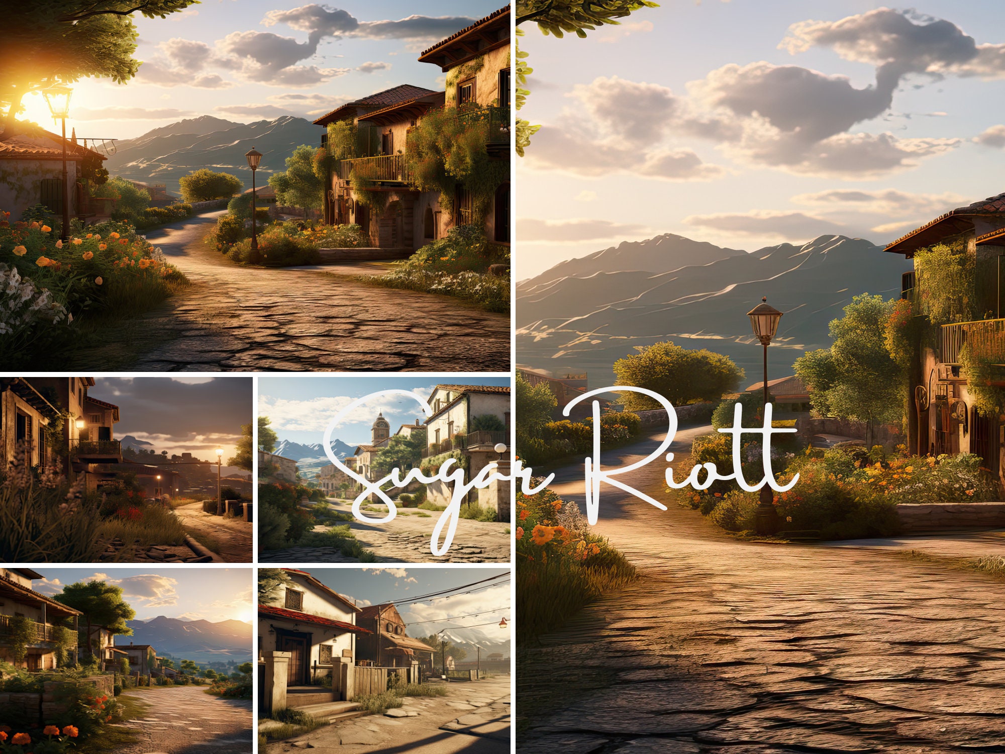 12 Photography Backgrounds Italian Village, Food Lifestyle, Rustic ...