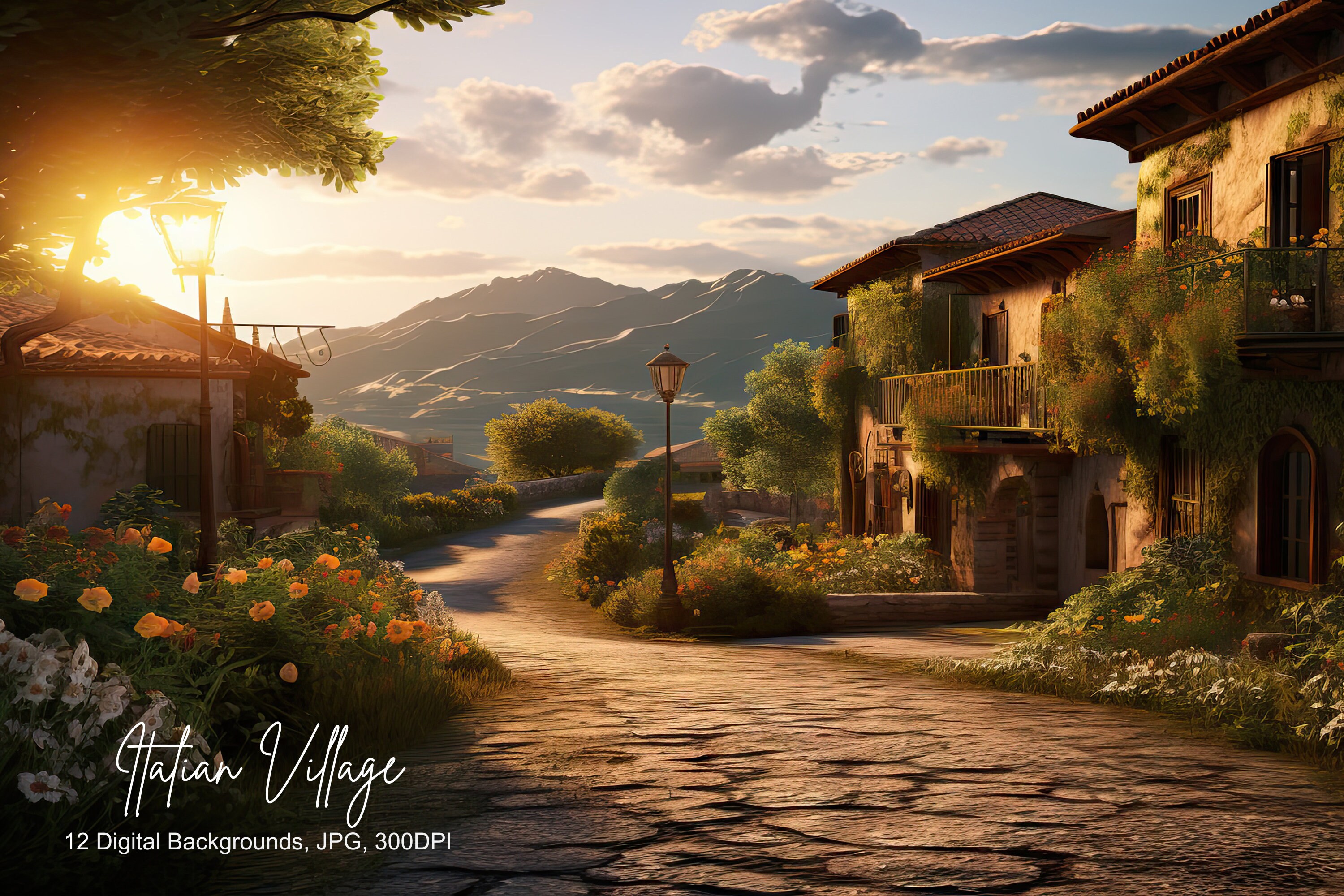 12 Photography Backgrounds Italian Village, Food Lifestyle, Rustic ...