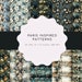 20 Scandinavian Boho Inspired Patterns, Neutral Color, Papers ...
