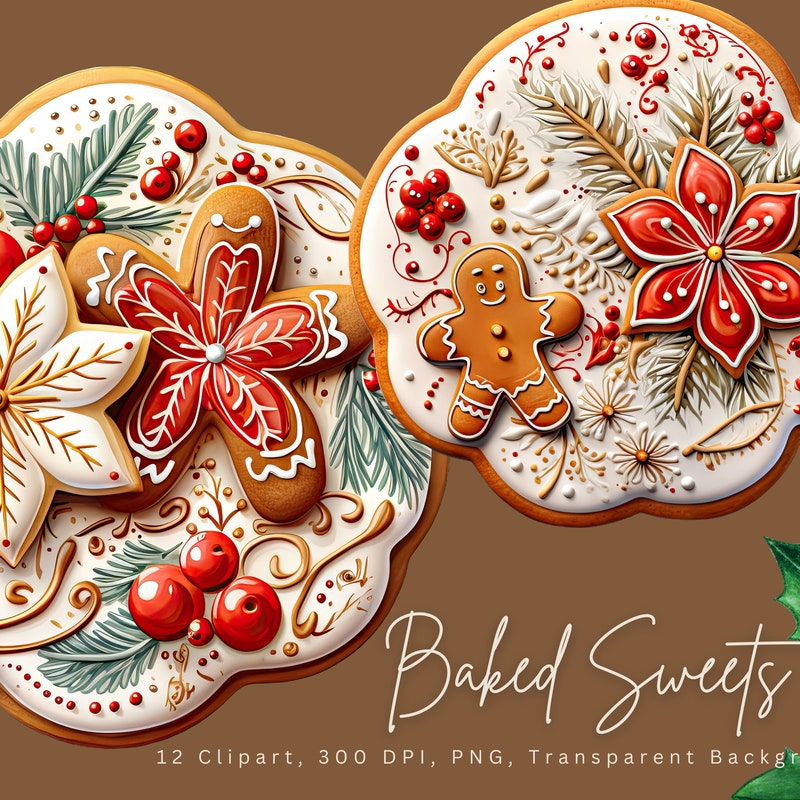 Sugar Cookie Clipart - Etsy