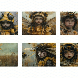 15 Disturbingly Quirky Bumblebee Digital Backgrounds Wallpapers, Honey ...