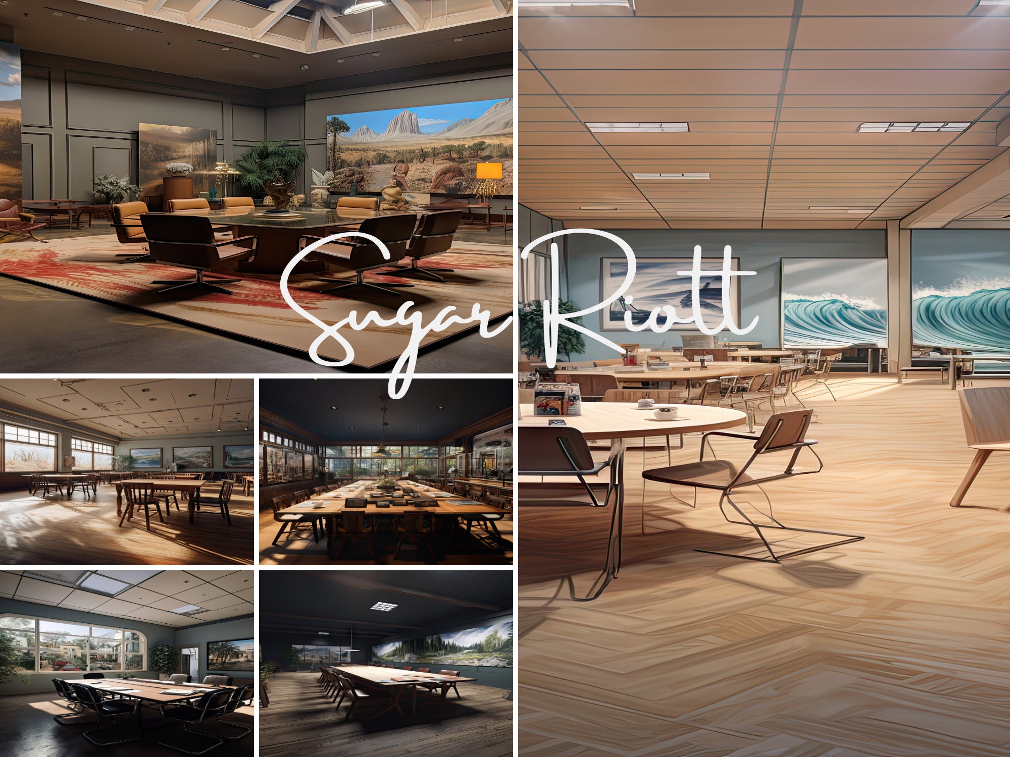 12 Classy Meeting Digital Backgrounds for Zoom, Skype, Teams | Office ...