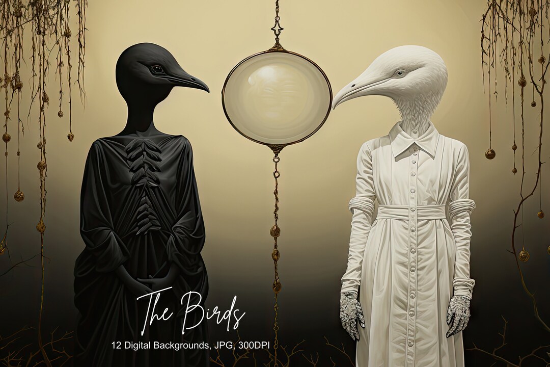 12 Disturbing Bird Creatures Digital Backgrounds, Artistic, Freaky ...