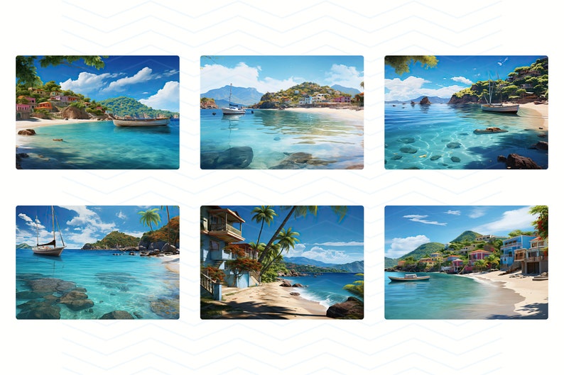 12 Tropical Island Backgrounds for Zoom, Teams, Skype, Photography ...