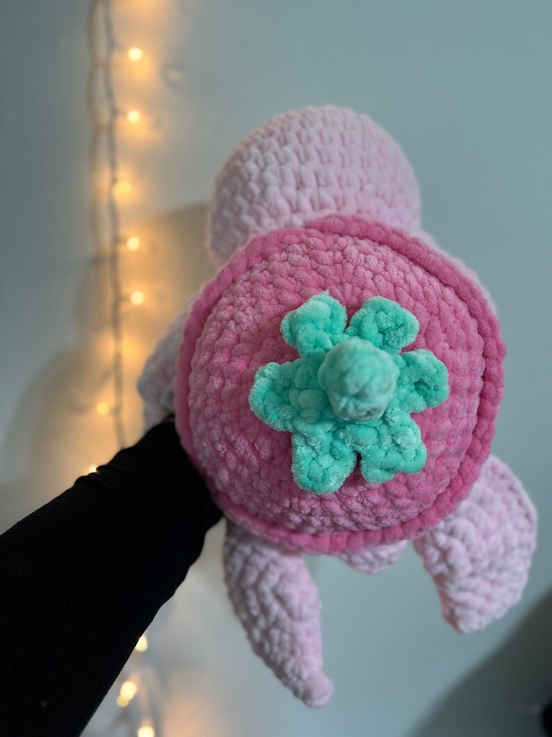 Jumbo Crochet Strawberry Sea Turtle Customizable - Etsy