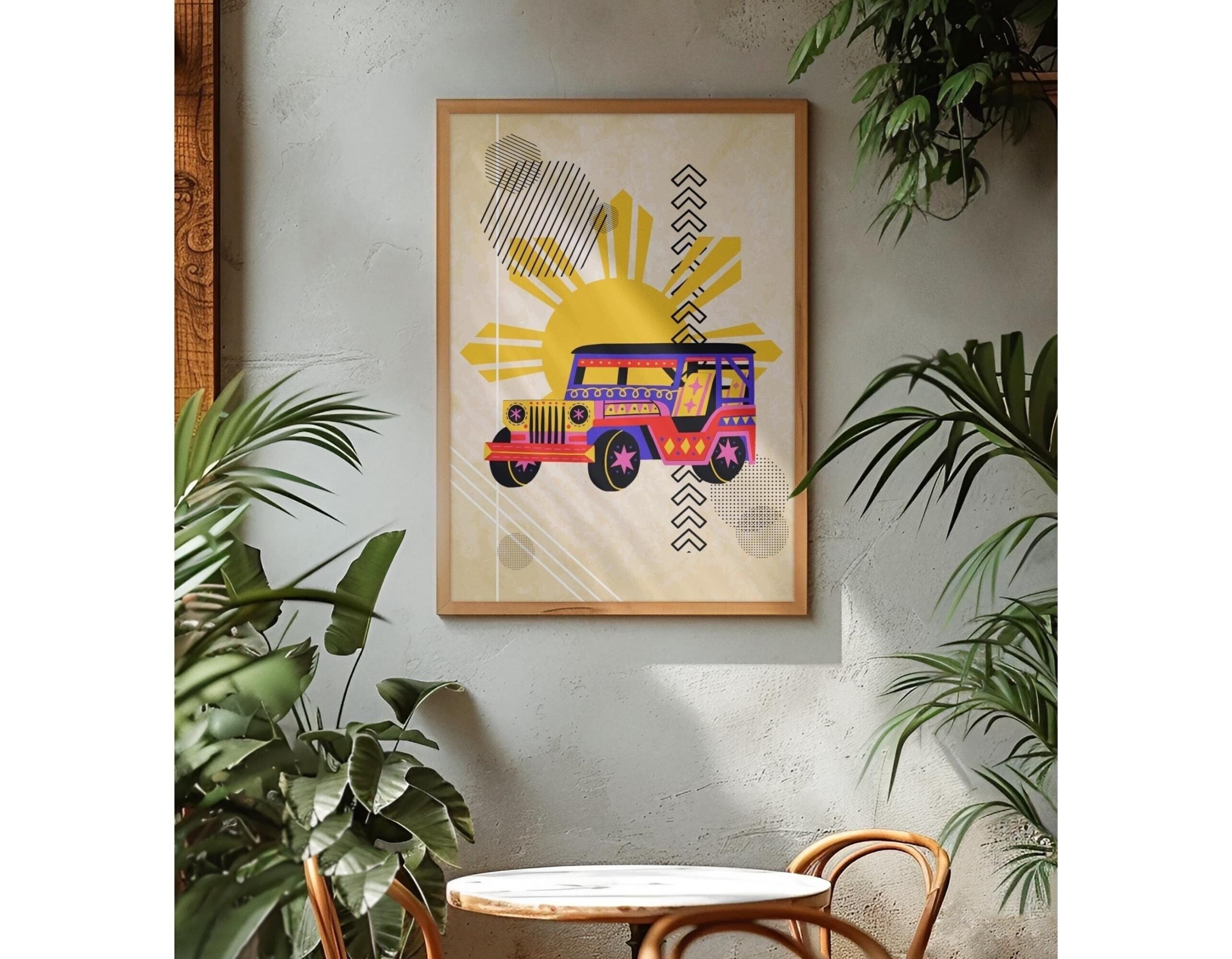 Philippine Jeepney Modern Art, Downloadable Pinoy Artwork, Philippines ...