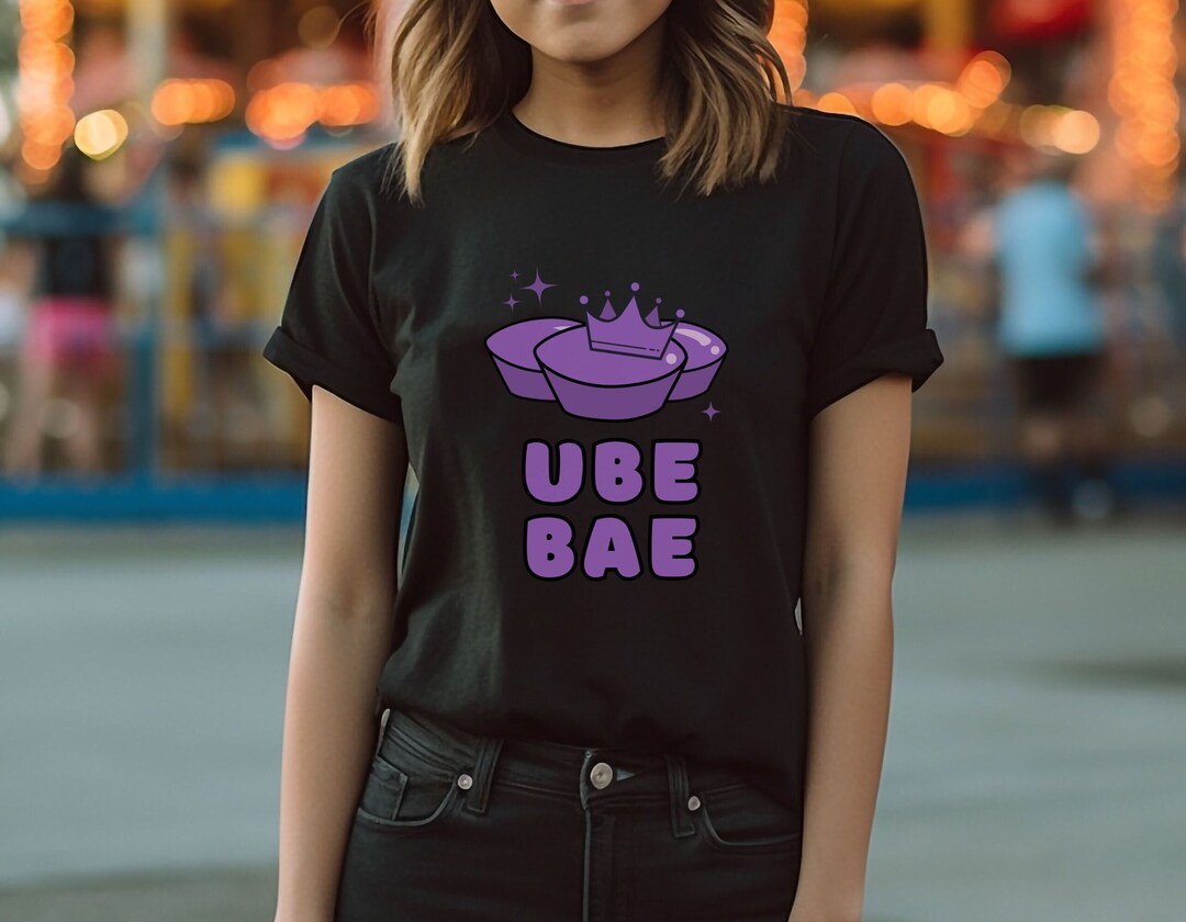 Filipino Ube Shirt, Pinoy Bae Funny T-shirt, Philippines Foodie Lover ...