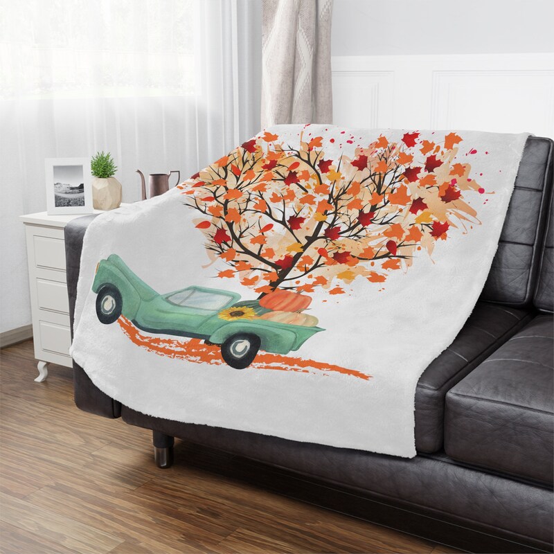 Fall Throw Blanket - Etsy