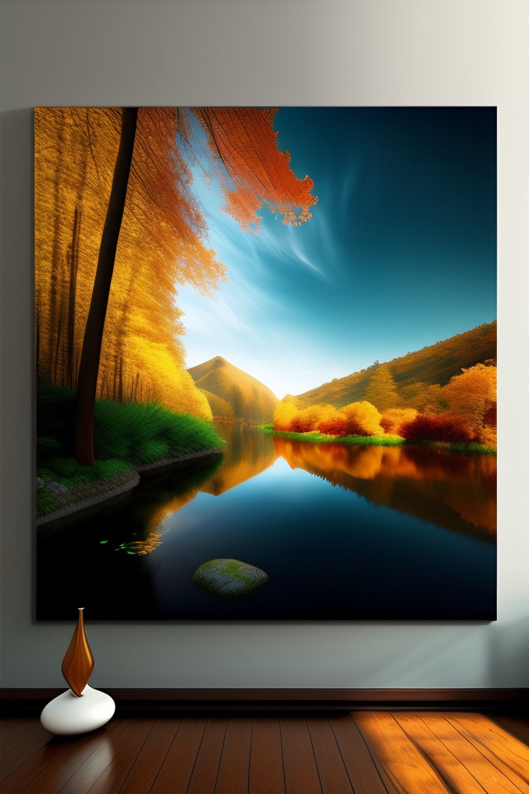 Digital Ai Art, Printable Ai Art, Home Decor, Landscape Print Art - Etsy