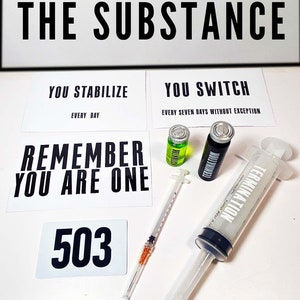 The Substance Activator & Termination Serum Vial Bottles With Syringe ...
