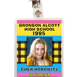 Clueless Cher Horowitz High School Student ID Badge Cosplay Costume ...