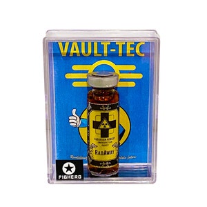 Fallout Vault-tec Rad Away Serum Vial Bottle With Display Collectable ...