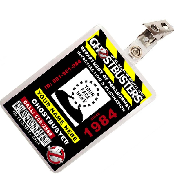 Ghostbuster Name Tag - Etsy