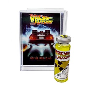 Back to the Future Plutonium Sample Vial Bottle With Display ...