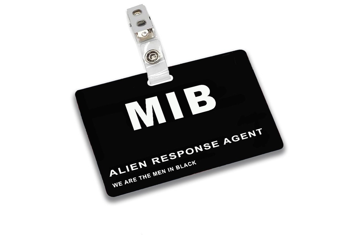 MIB Men in Black ID Card Badge Cosplay Halloween Costume - Etsy