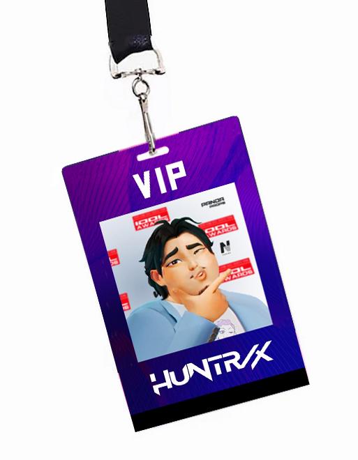 Kpop Demon Hunters Bobby VIP Pass ID Badge Lanyard PVC Cosplay Costume ...