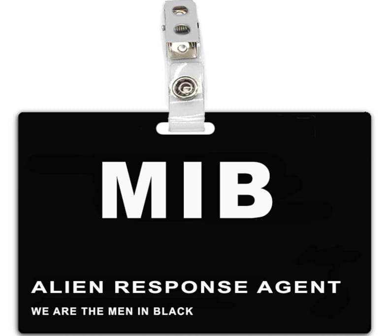 MIB Men in Black ID Card Badge Cosplay Halloween Costume - Etsy
