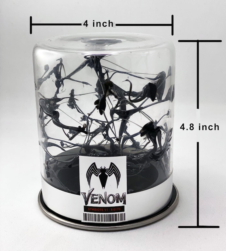 Venom Symbiote Movie Prop Large Glass Dome Display - Etsy Canada