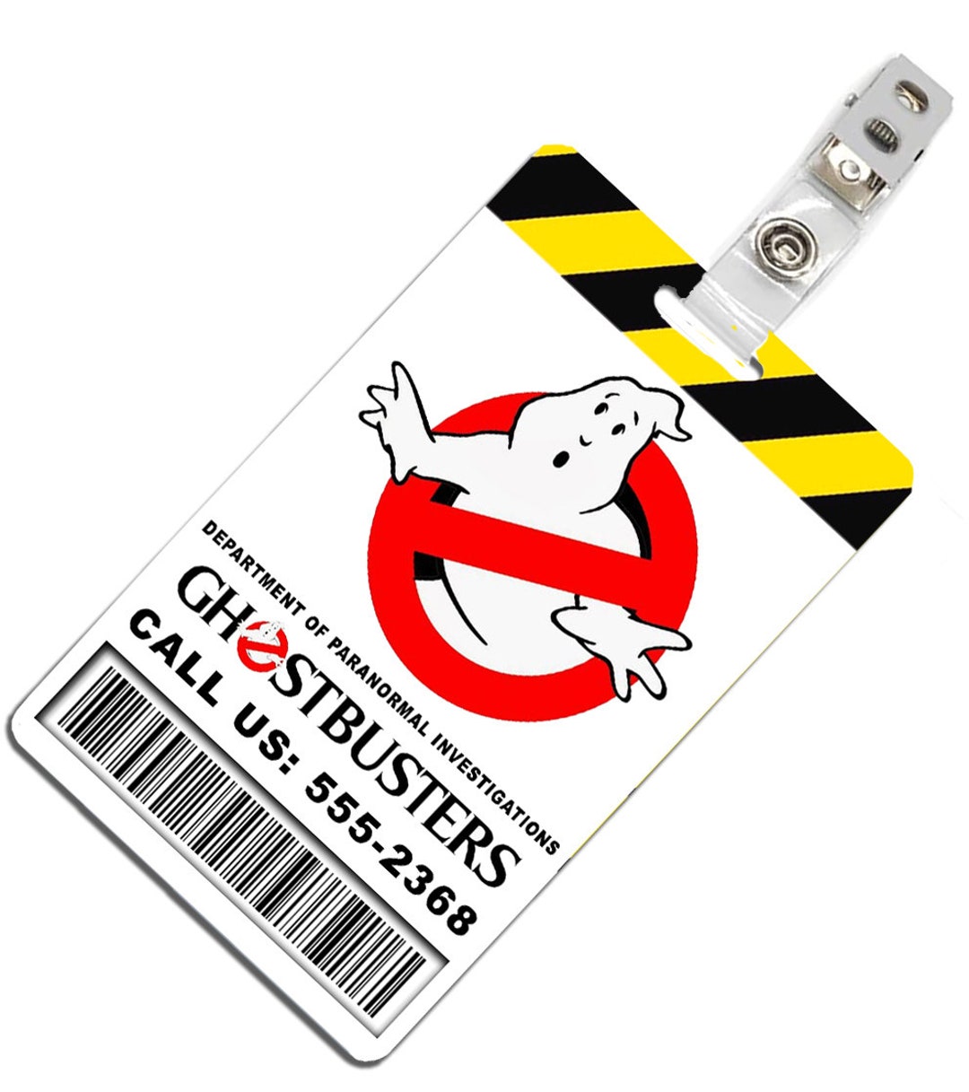 Ghostbusters Paranormal Investigations Plastic ID Badge Name Tag PVC - Etsy