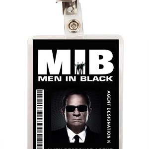 MIB Men in Black Agent K Badge Cosplay Costume Name Tag Halloween - Etsy