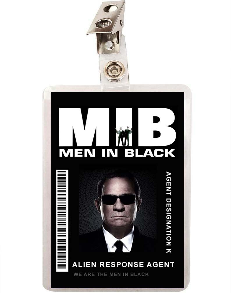 MIB Men in Black Agent K Badge Cosplay Costume Name Tag Halloween - Etsy