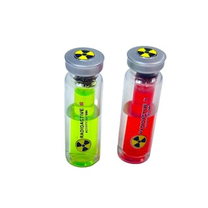 Back to the Future Plutonium Vial Prop Replica Radioactive Nuclear Joke ...