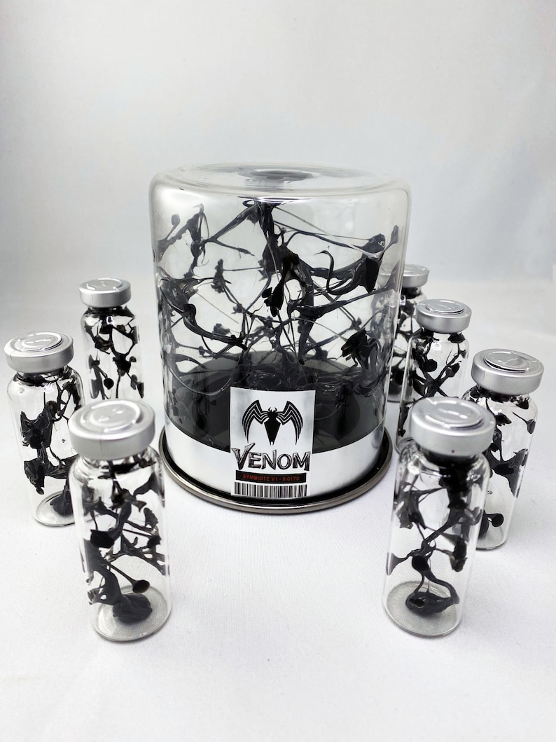 Venom Symbiote Movie Prop Large Glass Dome Display - Etsy