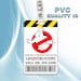 Ghostbusters Paranormal Investigations Plastic ID Badge Name Tag PVC - Etsy