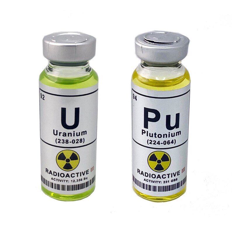 Plutonium Vial 30ml Prop Replica Radioactive Nuclear Joke Funny - Etsy