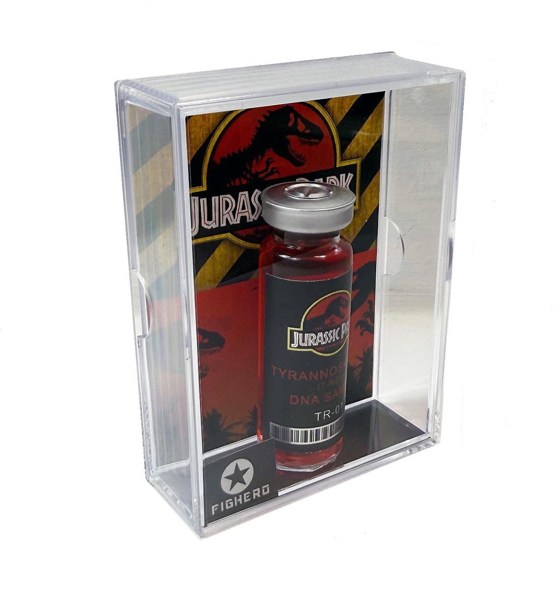Jurassic Park Tyrannosaurus T-rex DNA Sample Vial Bottle With Display ...